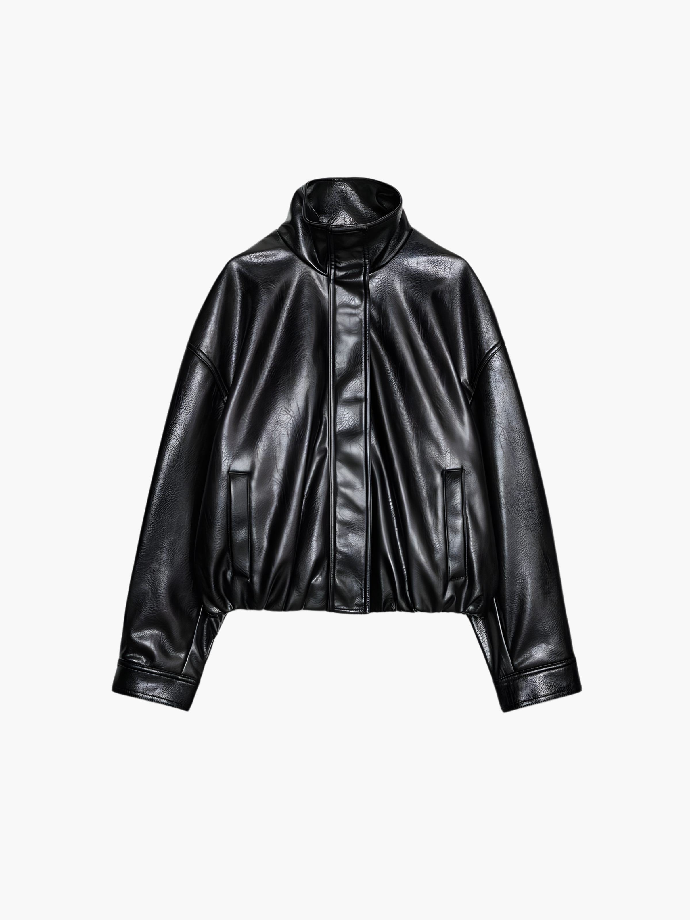 Verge Faux Leather Jacket – Anciora